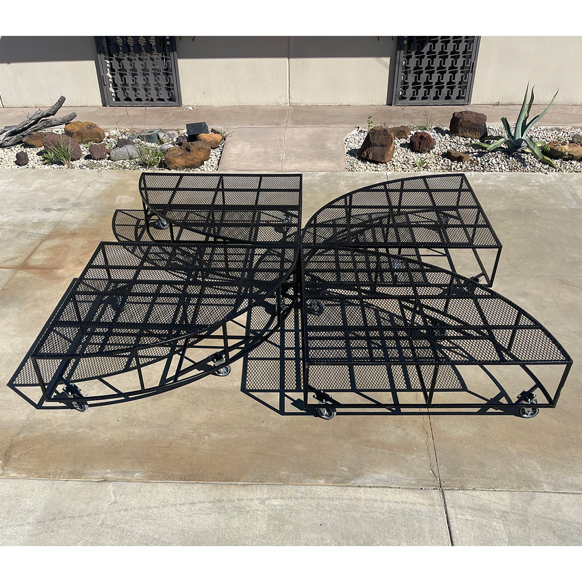 Mobile Round Stage for marching field shows- by Corps Design